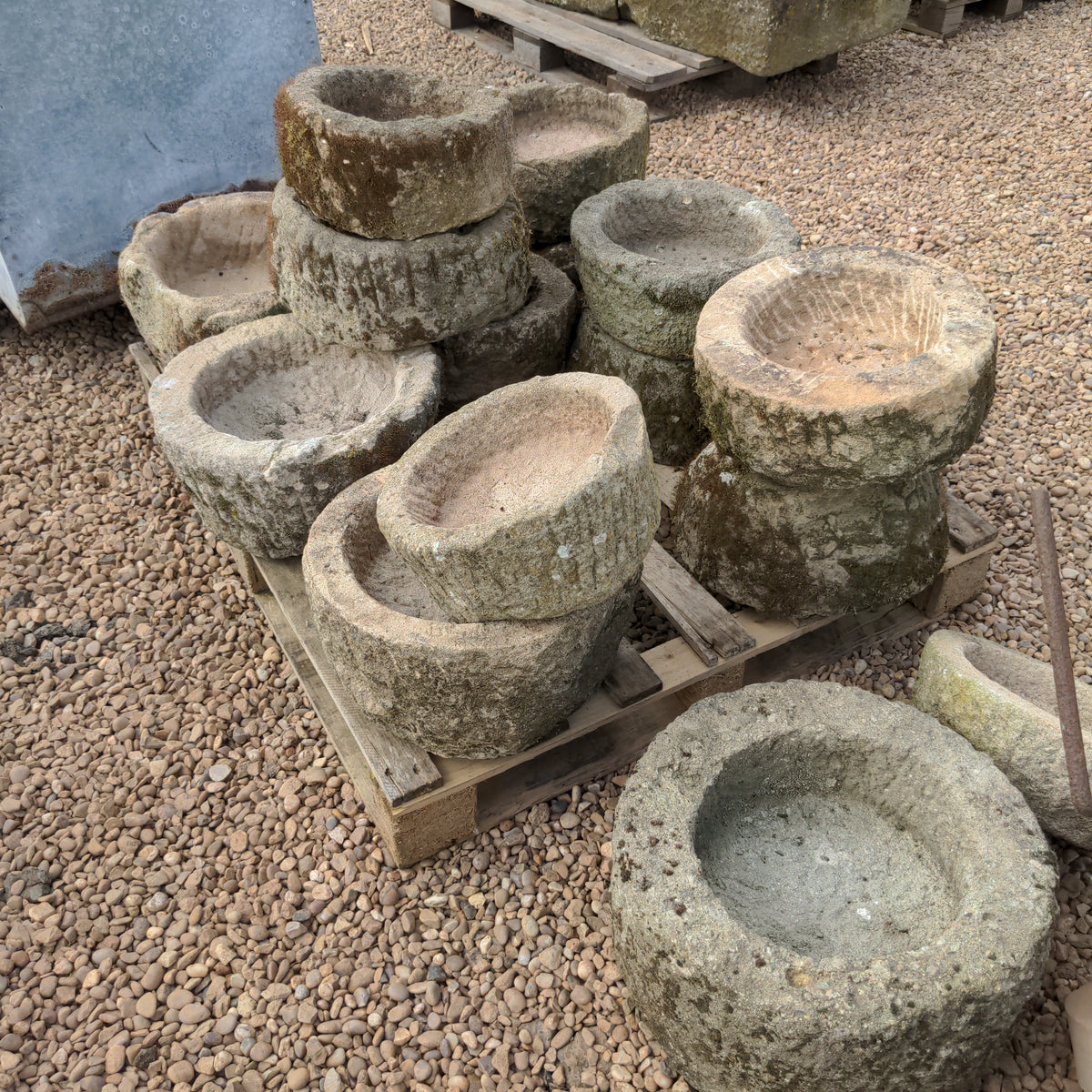 Small stone planters – Lodge Farm Reclamation